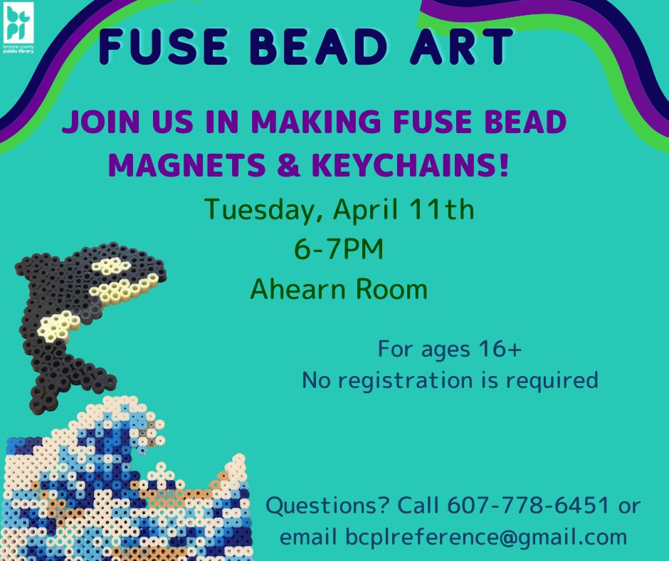 Fuse Bead Art | Broome County Public Library
